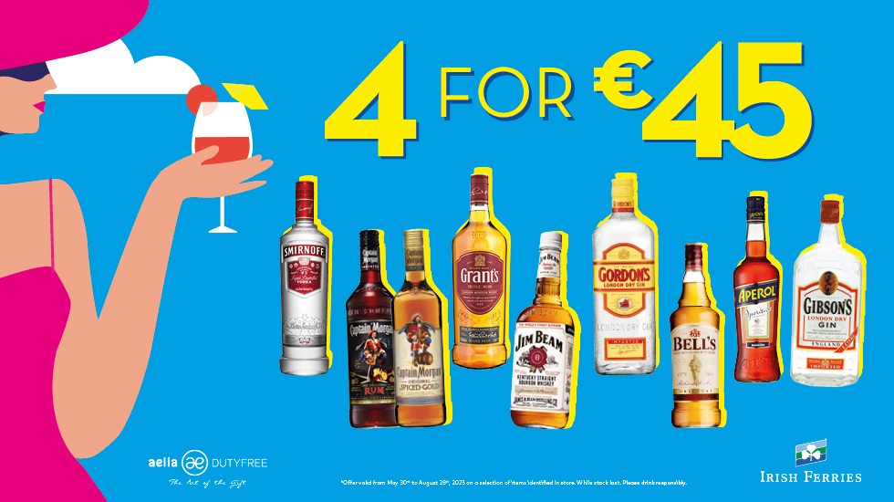 Onboard shopping | Duty Free Shop | Irish Ferries